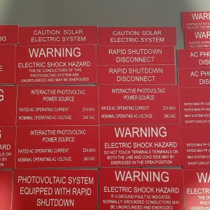 Solar Placards And Labels in San Jose,CA - Uahot